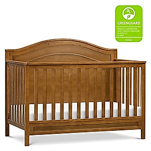 DaVinci Charlie 4-in-1 Convertible Crib in Chestnut, Greenguard Gold Certified