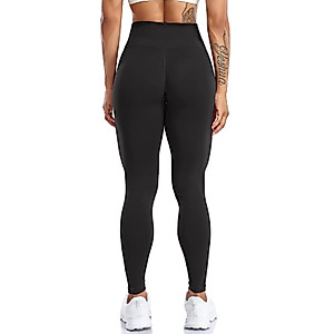 SEASUM Seamless Leggings for Women High Waisted Workout Gym Smile Contou Yoga Pants Tights