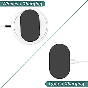 Charging Case for Galaxy Buds/Buds+, Replacement Charger Dock Station for Samsung Galaxy Buds SM-R170 & Buds+ SM-R175 (Black)