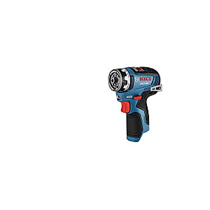 Bosch GSR12V-300FCB22-RT Flexiclick 12V Max EC Brushless Lithium-Ion 5-In-1 Cordless Drill Driver System Kit with 2 Batteries (2 Ah) (Renewed)