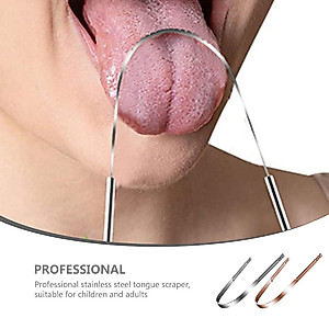 2pcs Scraper Oral Cleaning Tools Coating Cleaning Scraper Oral Care Cleaning Tool Cleaning Scrapers Cleaners Dental Supplies