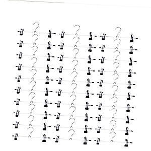 Holibanna 30pcs Boot Hanging Hold Clip Clothes Hangers Clip Hanger Stainless Steel Hangers Trouser Hangers Retractable Clothes Rack Simple Hanger Practical Hanger Clip Hanger Jeans
