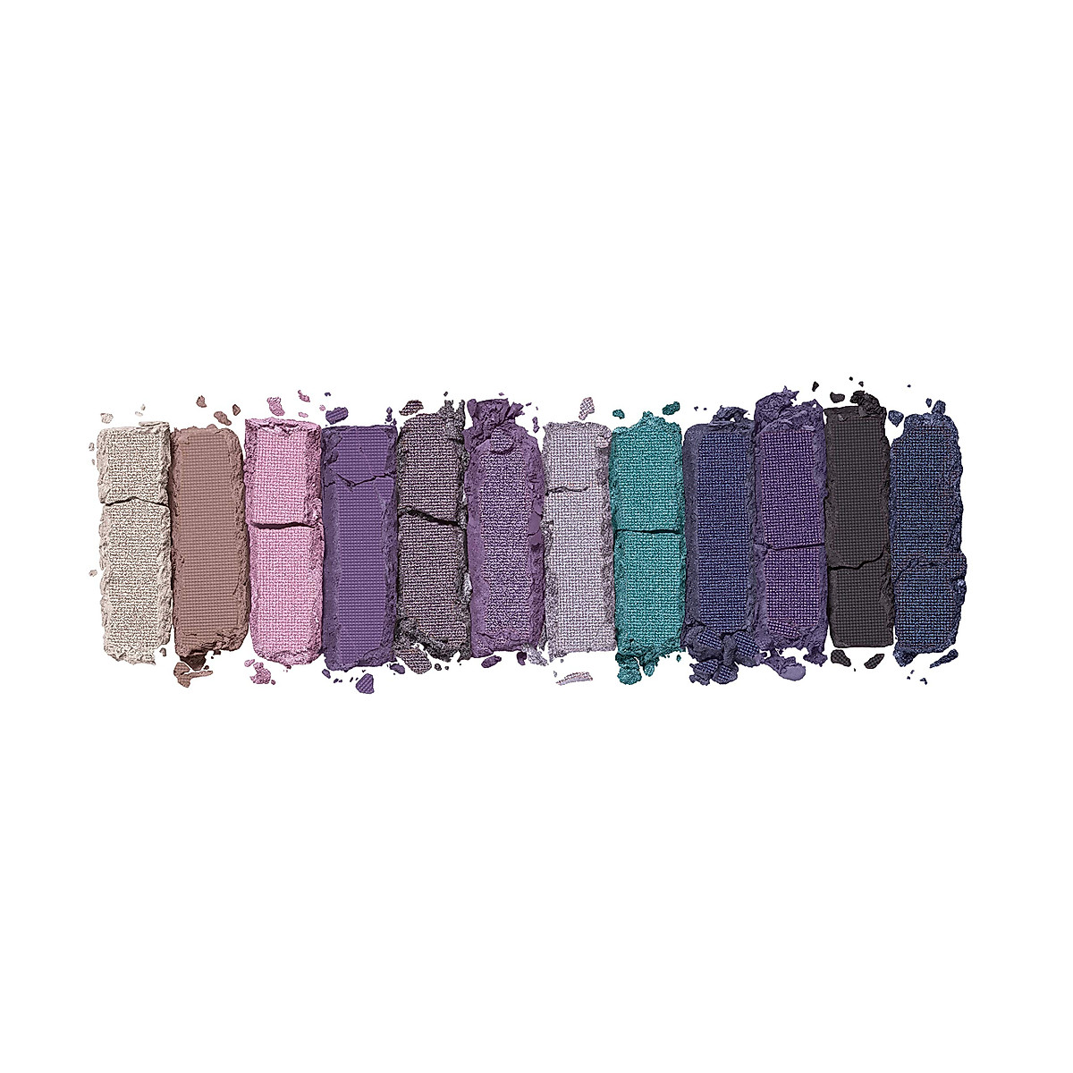 Rimmel London Magnif'Eyes Eyeshadow Palette, 12 Shades, Blendable Formula, Versatile, 008, Electric Violet, 0.5oz
