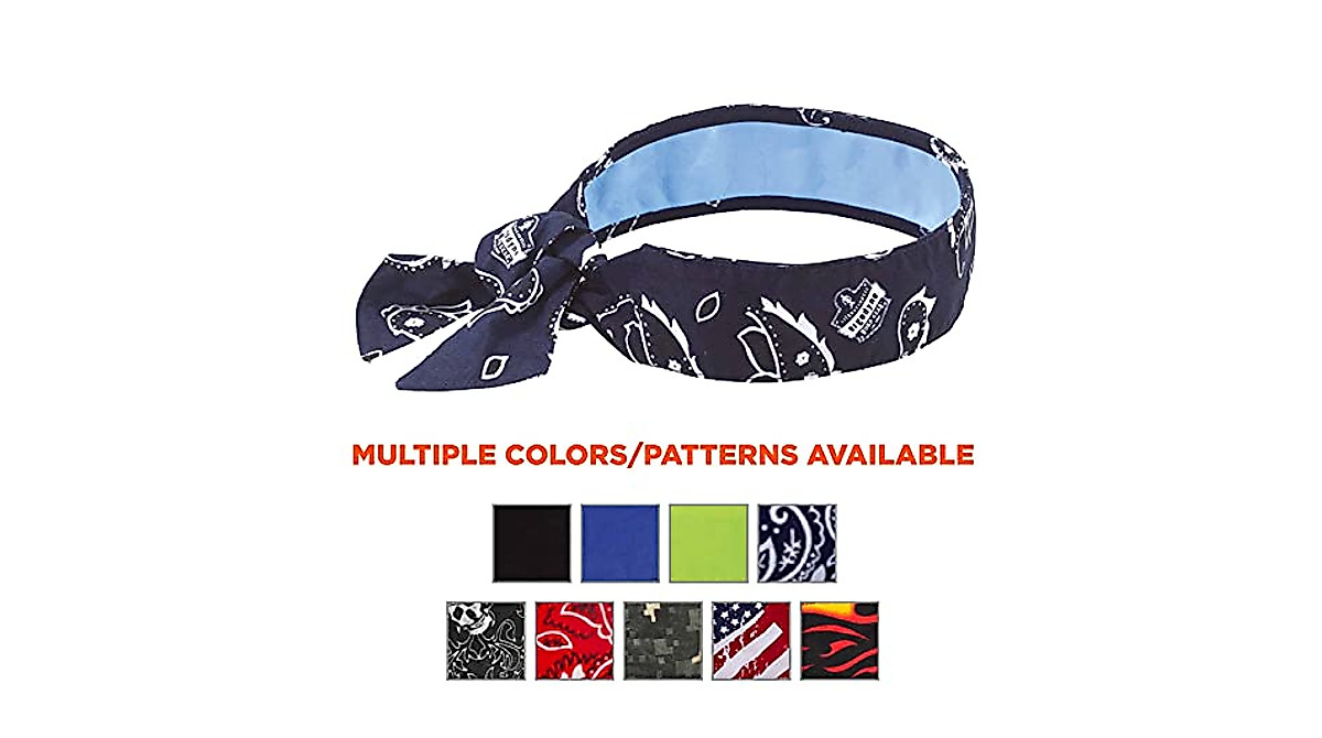 Ergodyne Chill Its Cooling Bandana - Stay Cool & Comfortable