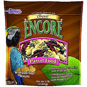 F.M.BROWN'S Encore Classic Natural Parrot Food, 4lb