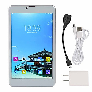 Zopsc 7inch HD Tablet, Dual SIM Dual Standby Call Tablet for 11, Memory 2 32G Dual Camera, Large 1920 1200 IPS HD Screen. (US Plug)