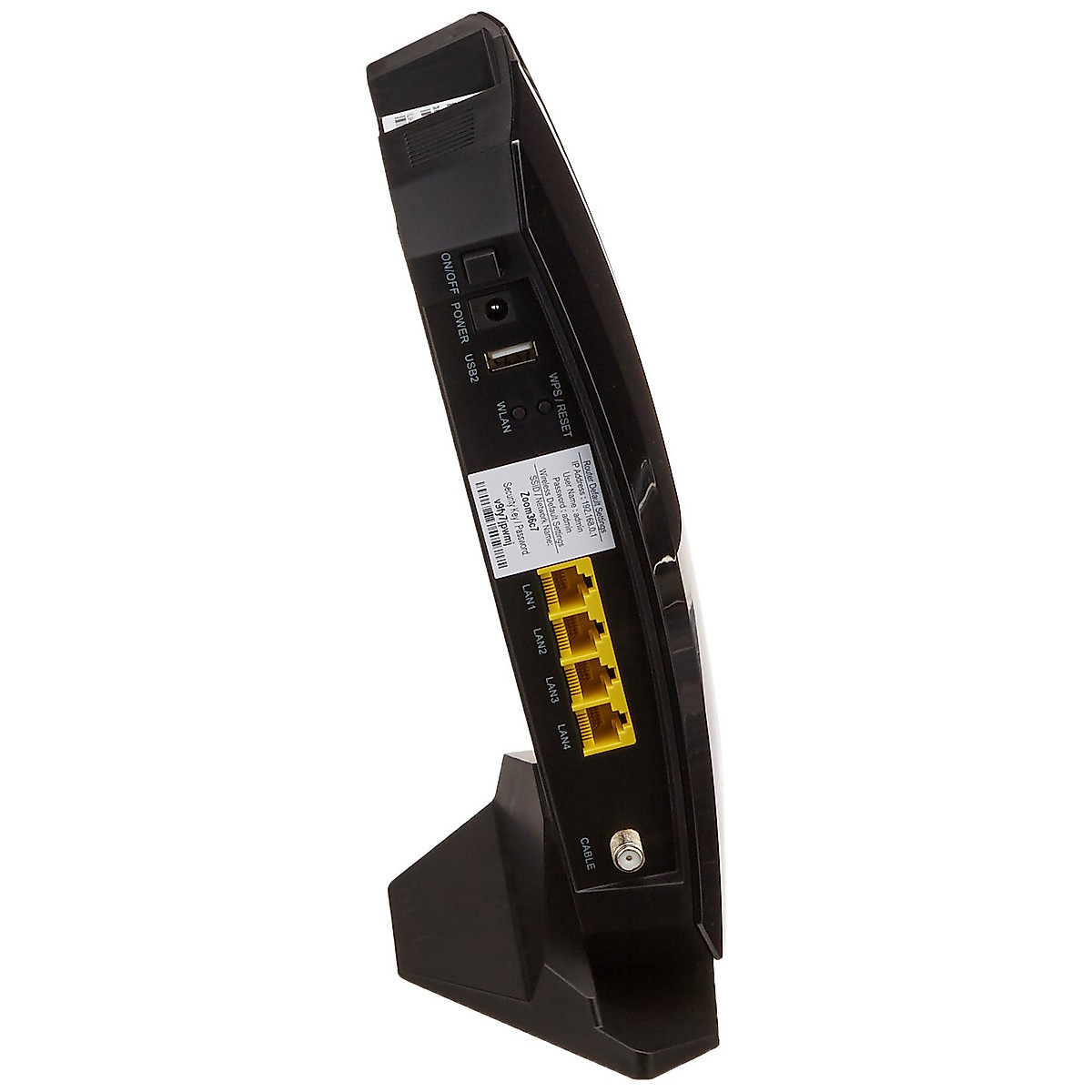 Zoom 8x4 Cable Modem plus N300 Wireless Gigabit Router, DOCSIS 3.0, Model 5354, Certified by Comcast XFINITY, Time Warner Cable and Other Service Providers