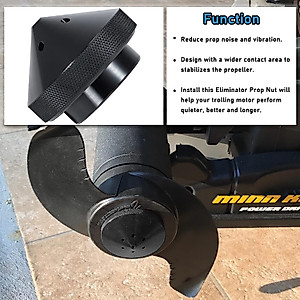 Eliminator Trolling Motor Prop Nut Custom Fit for MotorGuide X3 X5 XI3 XI5