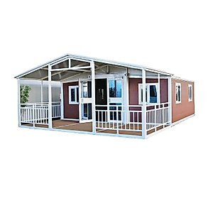 Generic Mobile Home 40ftx20ft 2to4bedrooms Prefab Container Expandable House for Sale Steel Folding Prefabricated Home for Adults