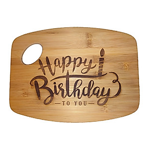 (Set of 12) 12"x9" Round Edge Bulk Plain Bamboo Cutting Board | For Customized Engraving Gifts | Wholesale Premium Bamboo Board (With Handle)