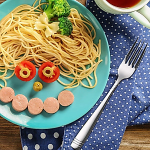 Easymanie Stainless Steel Dinner Forks Set, 12 Pieces