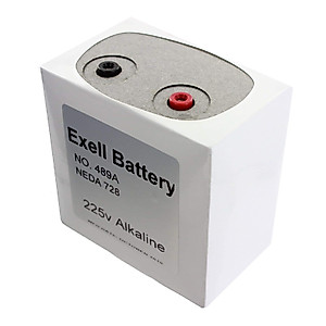 Exell Battery 489A Replacement For Eveready 489 EB-489 ER489 EVR-489 PF489