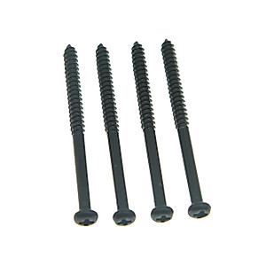 Dopro Pack of 20 Bass Guitar Pickup Mounting Screws Pickup Springs for Precision P Bass or J Bass or P90 Soap Bar Pickups Black