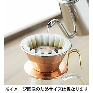 Kalita Wave Series TSUBAME & Kalita WDC-155 #04105 Coffee Dripper, Made in Japan, For 1 to 2 People