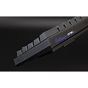 Ducky Blackout One 2 Mini RGB LED 60% Double Shot PBT Keyboard (Cherry MX Silent Red)