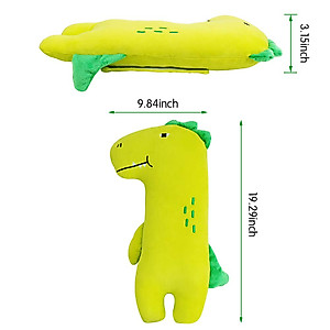 Seatbelt Pillow for Kids, Dinosaur Car Pillow for Kids, Toddler Seat Belt Cushion Seatbelt Cover, Animal Travel Car Seat Strap Cover Head Neck Support Vehicle Shoulder Pad for Baby Girl Boy Car Toy