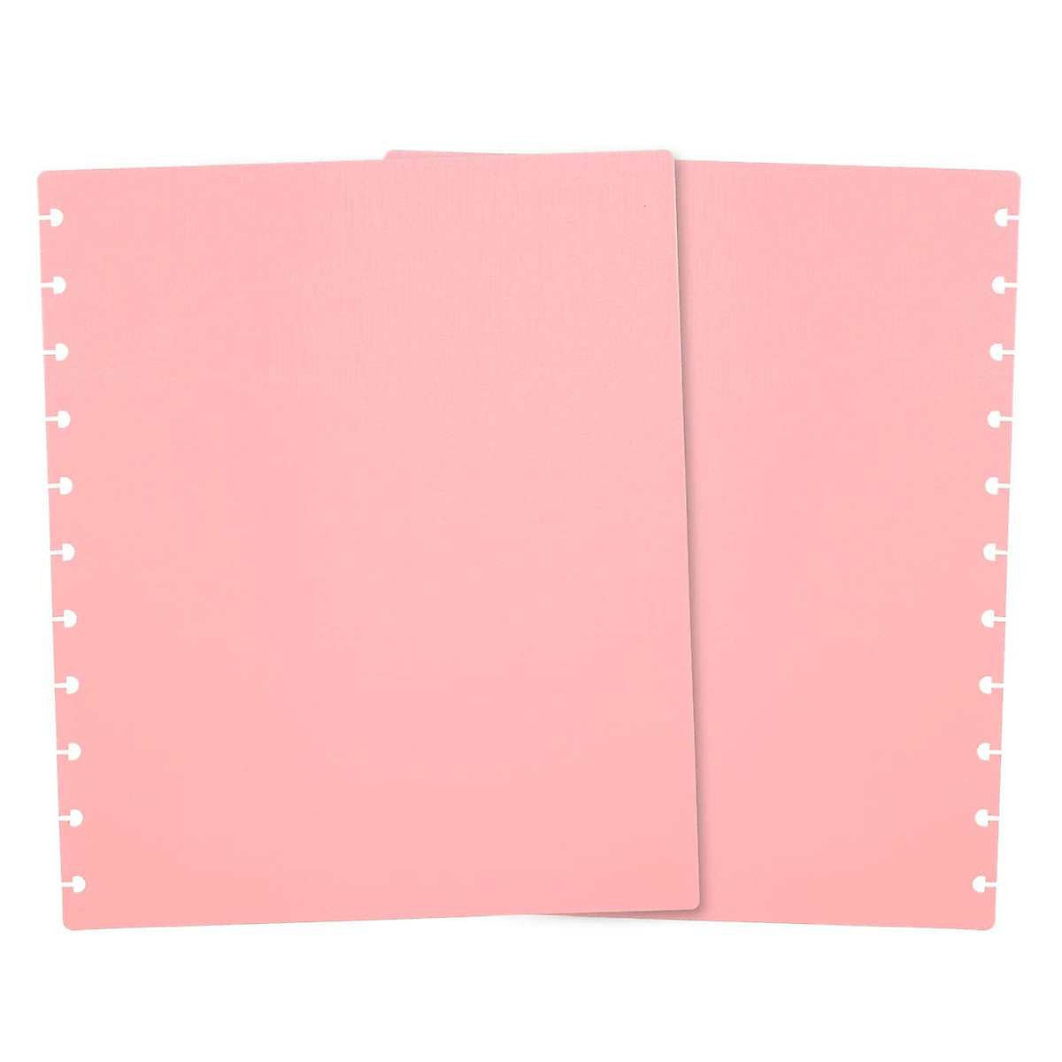 Talia Discbound Notebooks, Planner, Customizable, (Salmon w/Salmon Discs, Letter (8.5in x 11in))