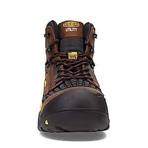 KEEN Utility Men's, Troy 6 inch CT Waterproof Boot Earth 14 EE