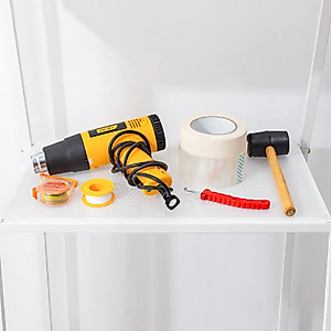 ZOFGENOW Shelf Liner Non-Slip Cabinet Liner and Drawer Liner, 12 in x 25 FT Non Adhesive Washable Oil-Proof for Kitchen Cabinet, Shelves, Refrigerator, Storage, Desks Clean