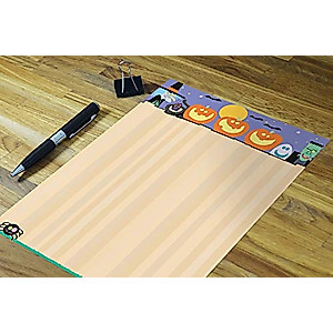 Halloween Stationery - 8.5 x 11 - 60 Letterhead Sheets - Halloween Printer Paper