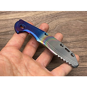 Metonboss Flamed Deep Brushed Titanium scale for XM-18 3.5 HINDERER