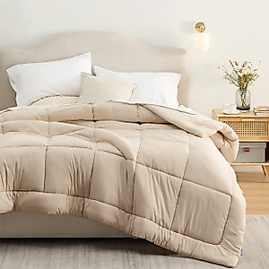 Bedsure California King Duvet Insert Bundle California King Sheet Sets Beige