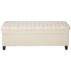 Christopher Knight Home Juliana Fabric Storage Ottoman, Beige