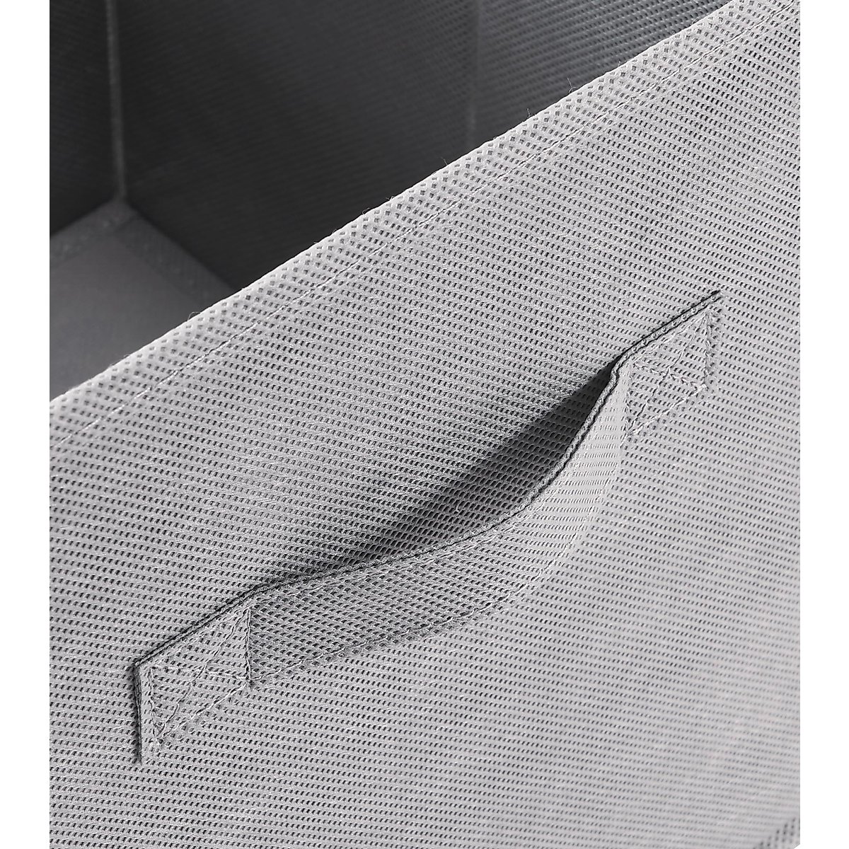 Mrooda Fabric Storage Bins 2 Pack Storage Cubes For Shelves、Storage Bins with 2 Handles 、Rectangle Storage Box Organizer Shelf Baskets 、for clothes toys books and more、color grey 2 pack