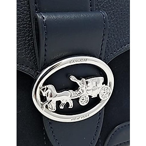 COACH Women's Georgie Shoulder Bag (Silver - Midnight Multi)