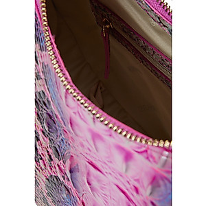 BRAHMIN Ombre Melbourne Bekka Shoulder Bag Pink Cobra One Size