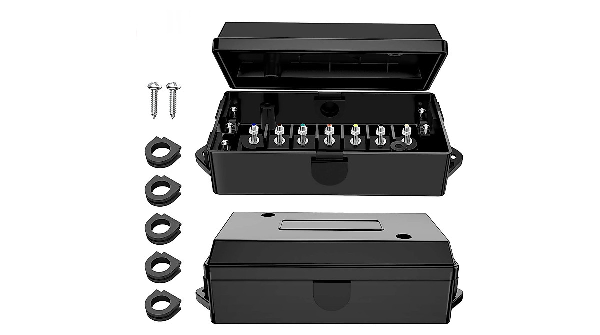 Nilight 7 Way Junction Box - Safe Trailer Wiring Solution