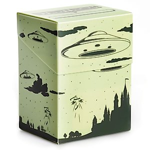 Stratagem The Big Box Card Deck Box w Divider|TCG Box for Baseball Cards, MTG, Trading Card Games| 1 Pack - UFO