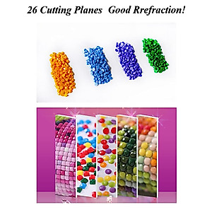 5D DIY Diamond Painting Kits for Adults 16X20 inches Full Round Drill Rhinestone Embroidery for Wall Decoration