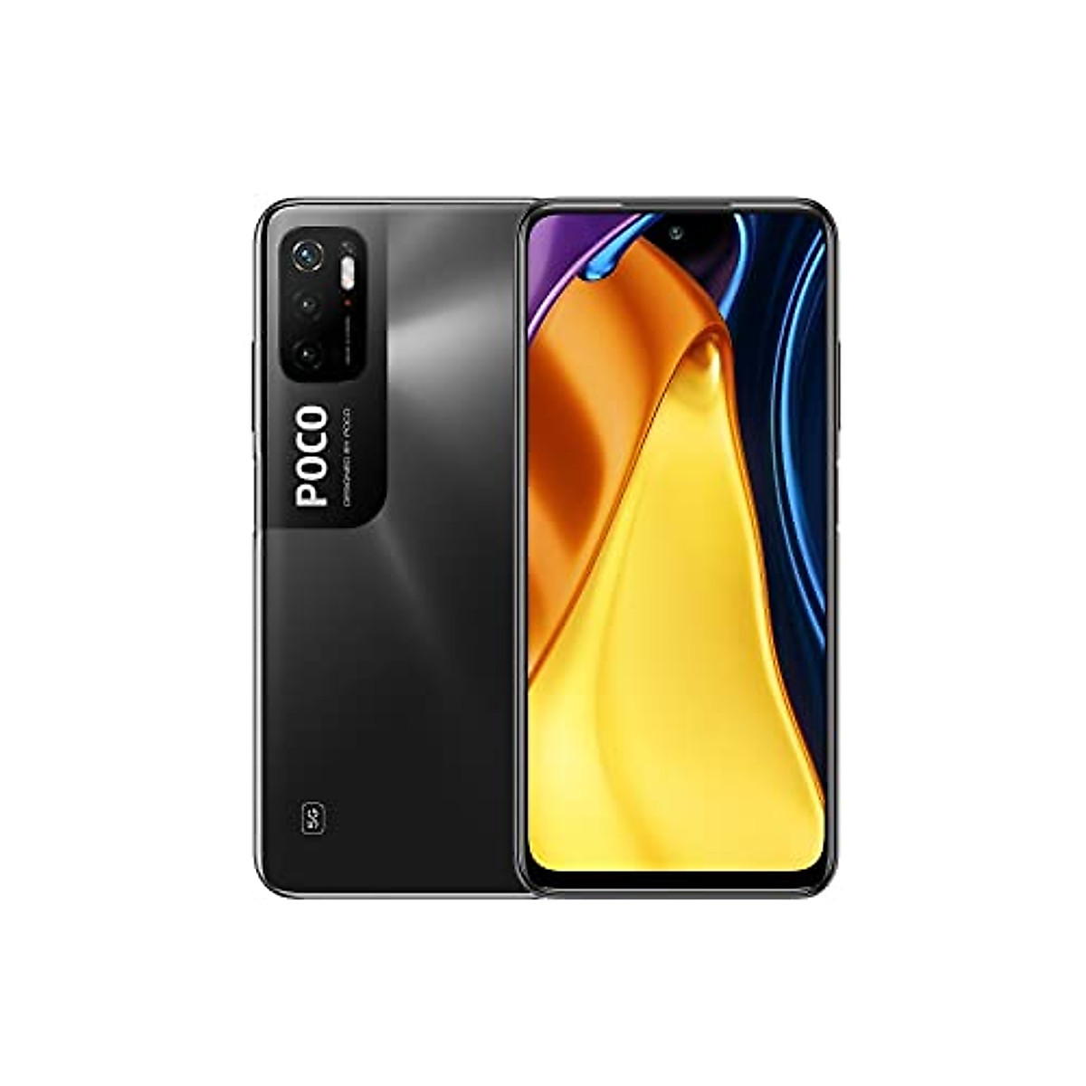 Xiaomi Poco M3 PRO 5G + 4G Volte Global Unlocked GSM 6.5" Octa Core 48mp Triple Camera (Not Verizon/Boost/CDMA) (Power Black, 128GB+6GB)