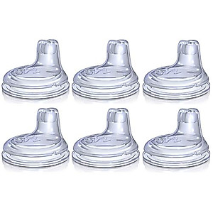 Nuby Sippy Gripper Cup Replacement Spouts - 6 Count