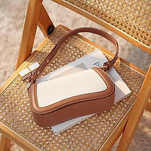 CLUCI Small Shoulder Bags,Purses for Women Vegan Leather Crossbody Handbag Clutch Hobo Purse