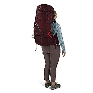Osprey Aura AG LT 65L Women's Backpacking Backpack, Antidote Purple, WM/L