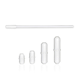 ULAB Octahedral Magnetic stir Bars and PTFE Magnet Retriever Set, 4 Sizes 13mm,15mm, 25mm and 38mm, UMP1001
