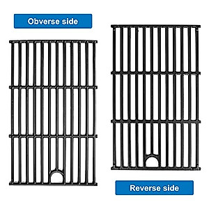 Uniflasy Stainless Steel Heat Heat Plates and Cast Iron Cooking Grid Grates fits CharBroil Performance Series 4-Burner 463365021 463351021 463352521 Gas Grill