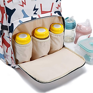 UARERISE Diaper Bag Backpack,Maternity Mummy Travel Backpack,Baby Care Nappy Bag Large capacity and Multifunction (Style 4)