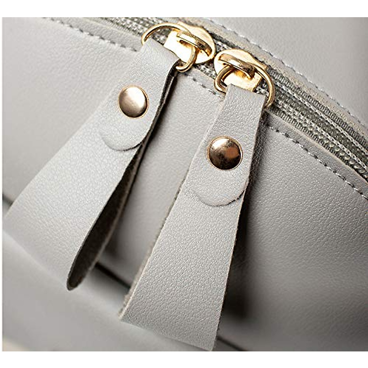 AIEDE Grey Backpack Mini Purse Fashion Leather Designer Travel Bag Ladies Shoulder Bags