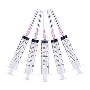 10Pack 10ML with 18 Gauge 1.5 Inch Dispensing Tools,Individual Package, Pack of 10