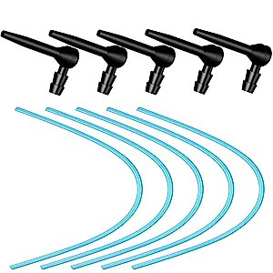 Hortsun 5 Set Maple Syrup Tree Tapping Kit Maple Syrup Sugaring Starter Taps Include 5 Pieces Maple Tree Tap Extractors and 5 Pieces Syrup Collection Extractor Tubes for Birch Maple Syrup Supplies