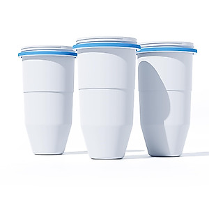 Waterdrop Replacement Filters for Waterdrop WD-PT-08B Pitcher, NSF/ANSI 53 Certified, Reduces TDS, PFOA/PFOS, Lead, Chlorine, and More, 4-Stage Filtration Replacement (Pack of 3)