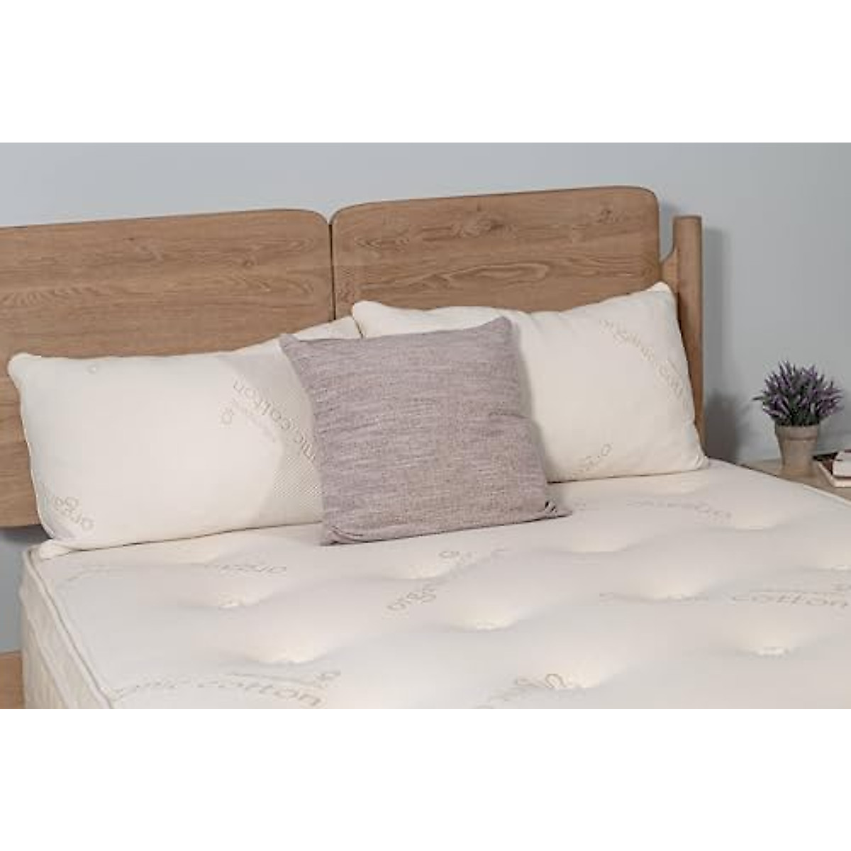 Naturepedic Pillow Top Organic Mattress - Full Hybrid Mattress with Encased Coils for Comfort and Pressure Relieving Natural Latex Mattress - Naturally Cooling & Breathable Mattress