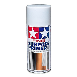 TAMIYA Gray Fine Surface Primer L 180ml Spray Can TAM87064 Lacquer Primers & Paints