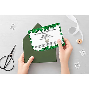 Bride's Sixpence Irish Coin and Card | Sixpence Tradition | Something Old, Something New, Something Borrowed, Something Blue, And A Sixpence For Her Shoe - Gifts For Bride To Be