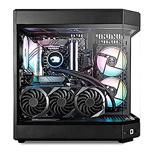 iBuyPower Pro Y60 Gaming PC Computer Desktop Y60BI9N4701 (Intel i9-13900KF 3.0 GHz, Nvidia GeForce RTX 4070 12GB, 32 GB 5200 MHz DDR5 RAM, 1TB NVMe SSD, WiFi Ready, Windows 11 Home),Black