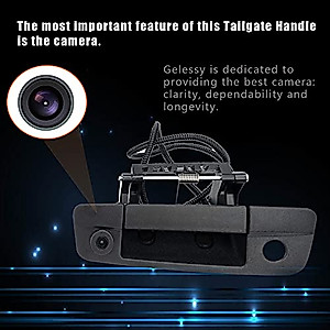 Tailgate Handle Camera Compatible with Dodge Ram 1500 2009-2017, 2500 3500 2010-2017 Tailgate Replace Rear View Camera, Tailgate Door Handle Camera