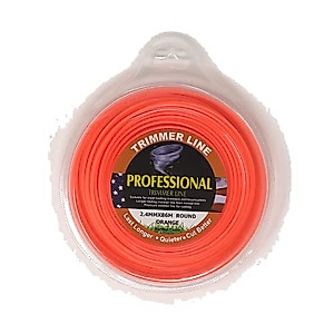 0.105-inch Professional Round Trimmer Line 223-Foot Length, Suitable for Most Trimmer, Brushcutters, Weed Eater and Edger, Commercial Grade for Professional, Longer lasting (0.105 inch x 223 ft)